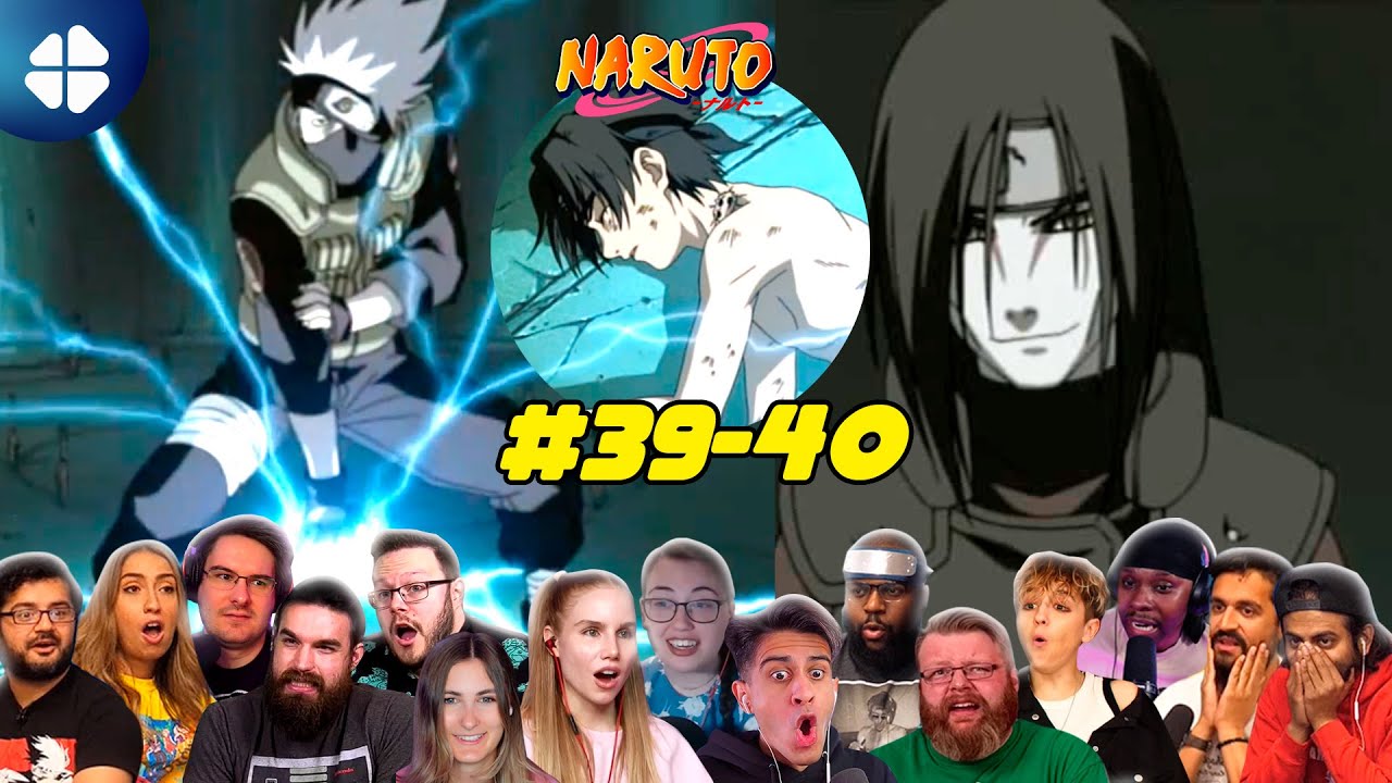 Kakashi and Orochimaru: Face-to-Face! | Naruto Ep. 39-40 Reaction Mashup ナルト海外の反応