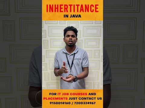 What is inheritance? | Inheritance in Java | தமிழில் | in Tamil | #shorts