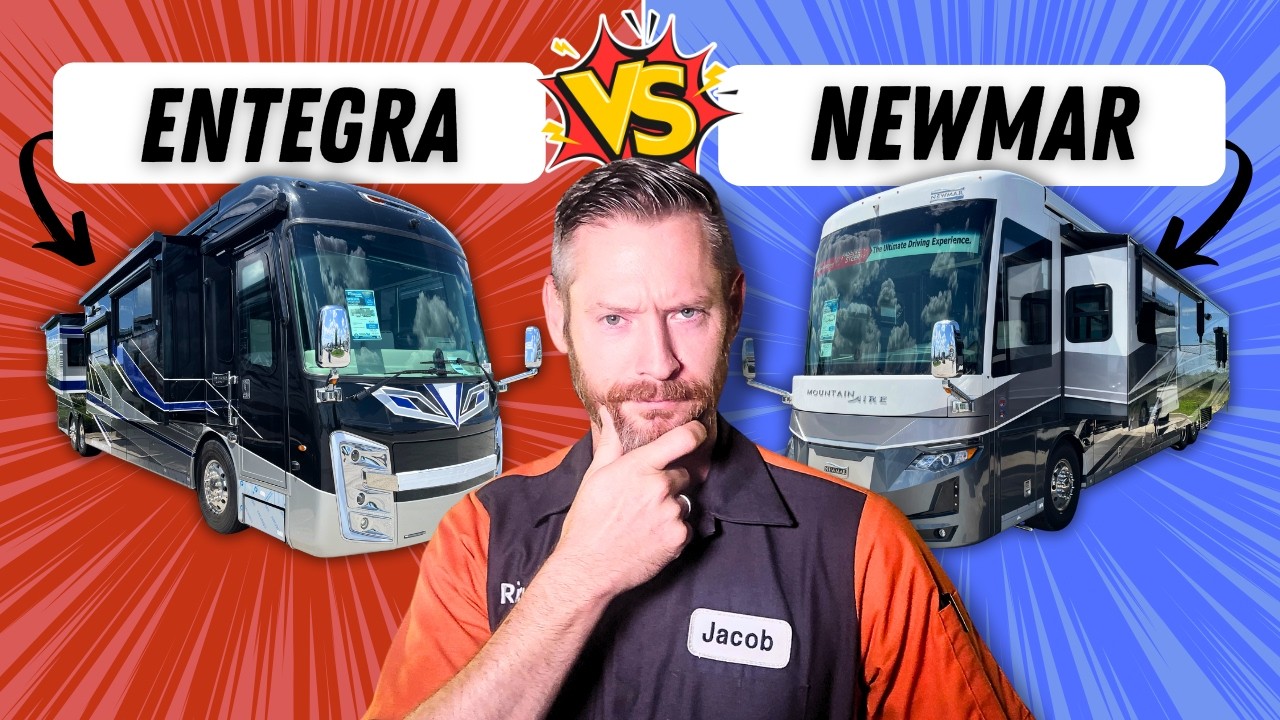 RV Tech reviews Newmar vs Entegra Class A Motorhomes UNDERCOVER