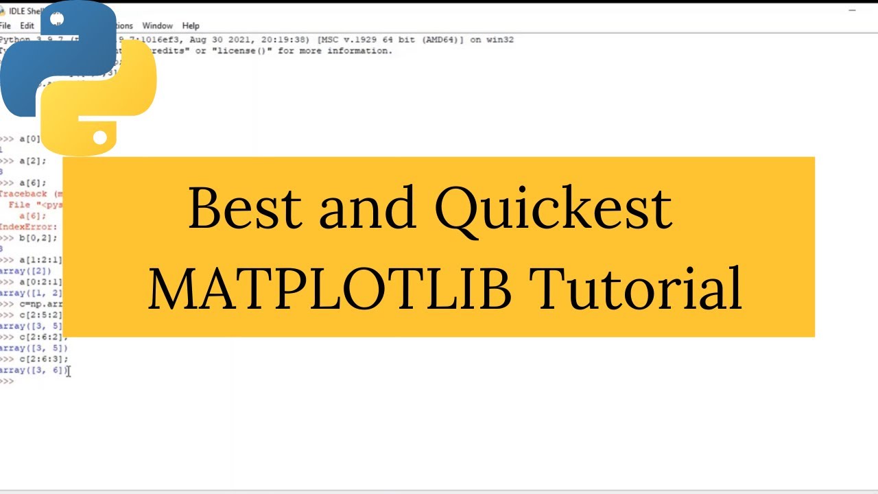 Best Introduction To Matplotlib library in Python | Matplotlib Tutorial