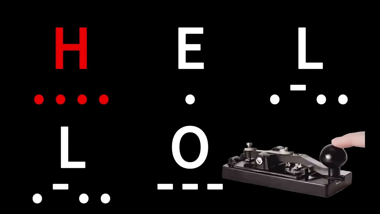 Hello in Morse Code | Morse Code for Hello