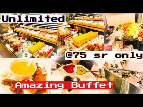 Amazing Buffet//Un limited food at sr 75//Shehzada Restaurant//Alkobar//in Saudi Arabia.