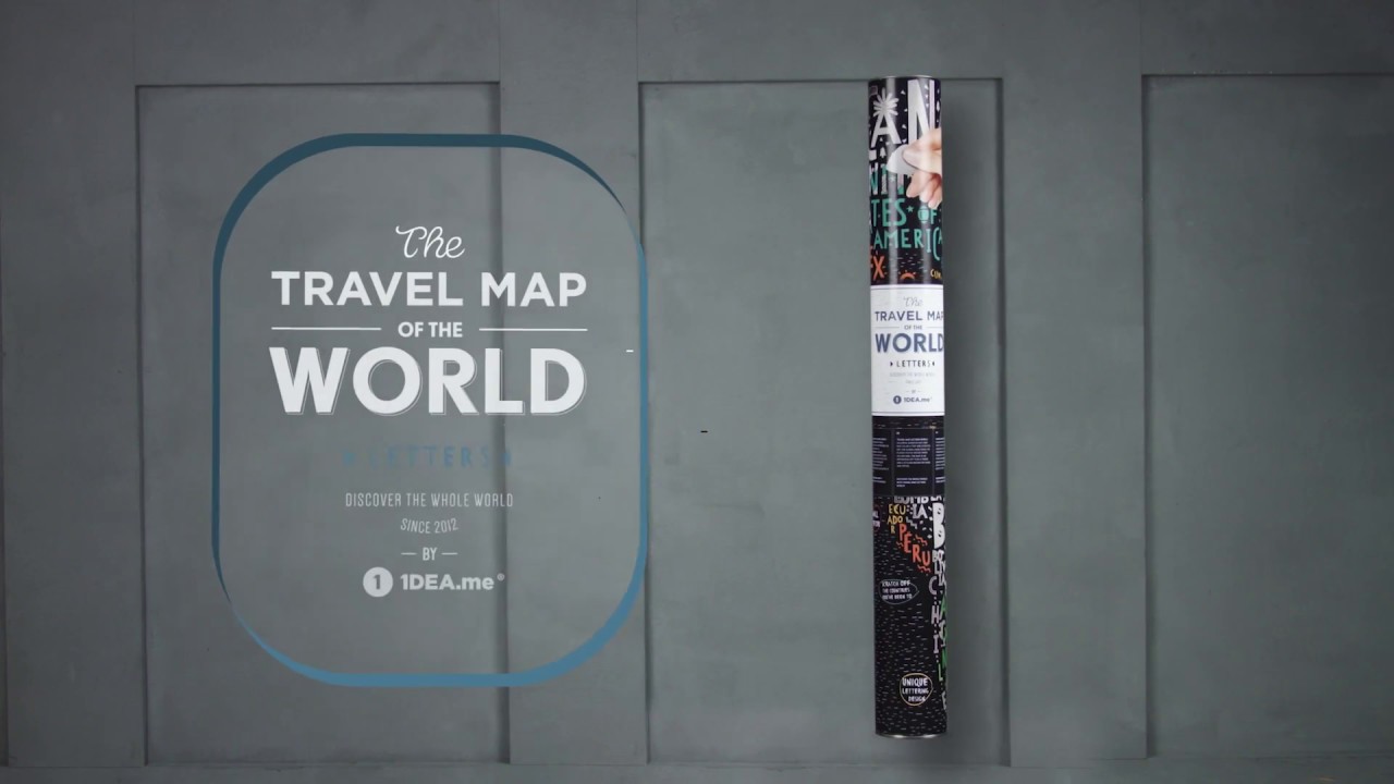 Travel map® Letters World