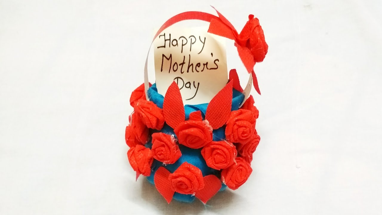 Diy Mother's Day Gift Idea 2018/Plastic bottle basket for gift/ plastic bottle craft/ Preeti Chauhan