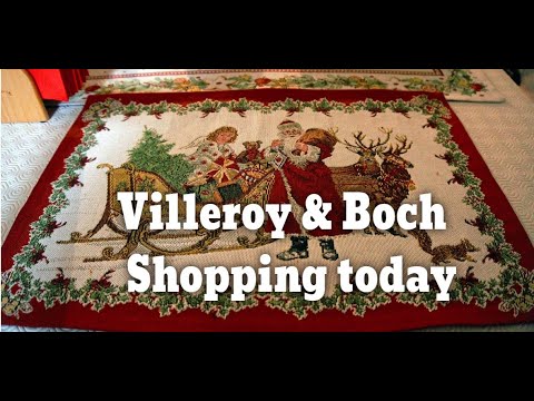 Villeroy & Boch shopping at Mettlach and eating out today.