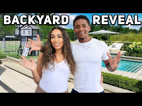 RISSA AND QUAN OFFICIAL BACKYARD MAKEOVER TOUR!!! *Finally*
