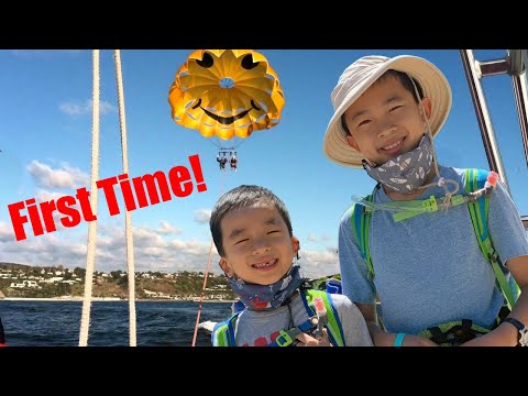Parasailing For the First Time! Plus Duchess Yacht Charter in Marina Del Rey