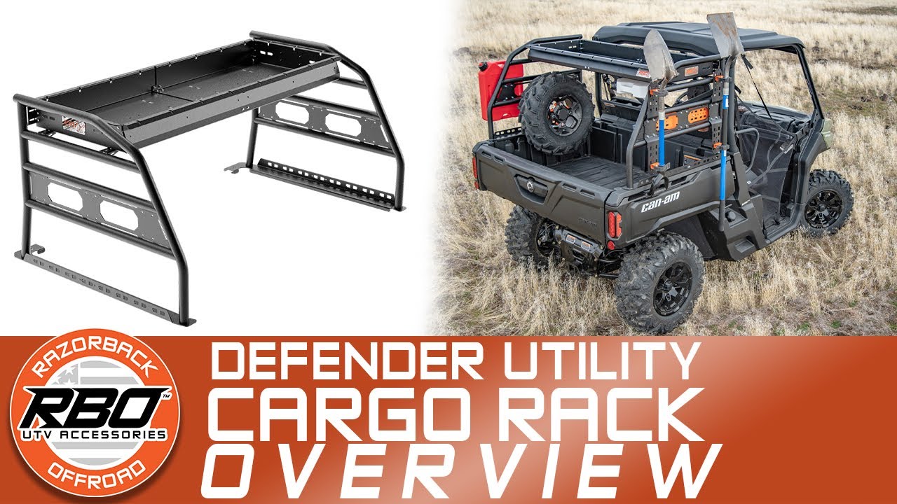 Can-Am Defender Utility Cargo Rack - Overview by Razorback Offroad™
