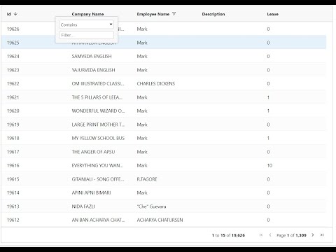 Ag grid | Angular | Pagination | Data Source | Spring boot| Filter and sort from Backend database