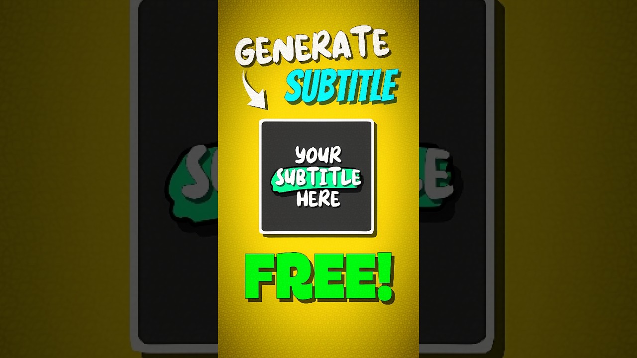 Stop Adding Subtitles Manually in 2026! #shorts #trending