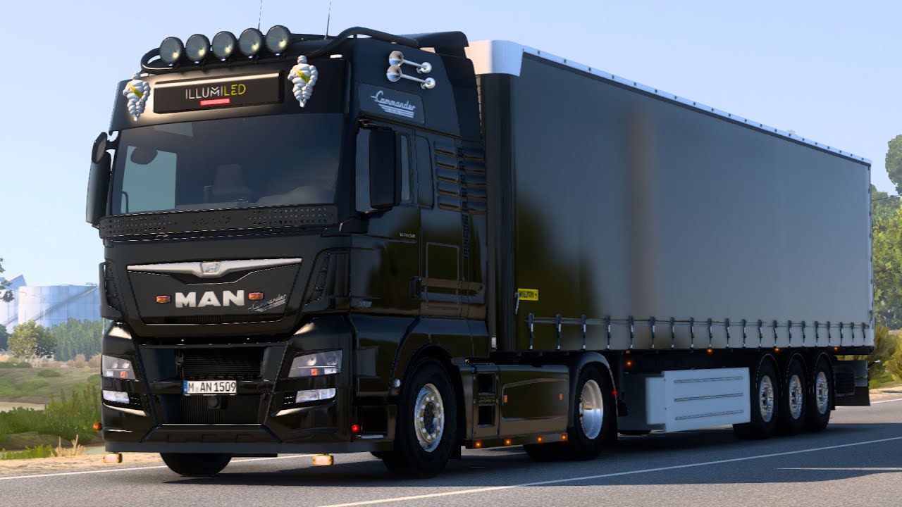 ETS2 | MAN TGX E6 2015 by Gloover v.1.0 And Wielton Trailer [1.40] | Iberia DLC