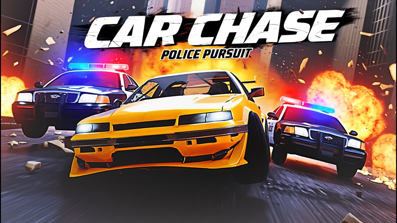 Car Chase: Police Pursuit (Android, iOS) Gameplay - Most Addictive Police Chase Game on Mobile! 😱🔥