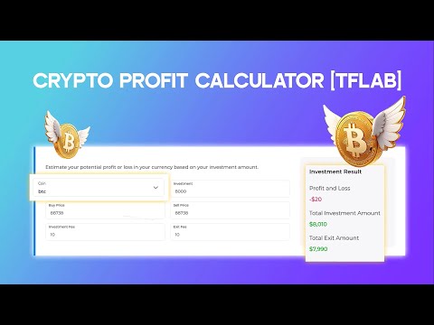 💫 Crypto Profit Calculator Tool- Real-Time Buy & Sell Price of Cryptocurrencies [Tradingfinder]