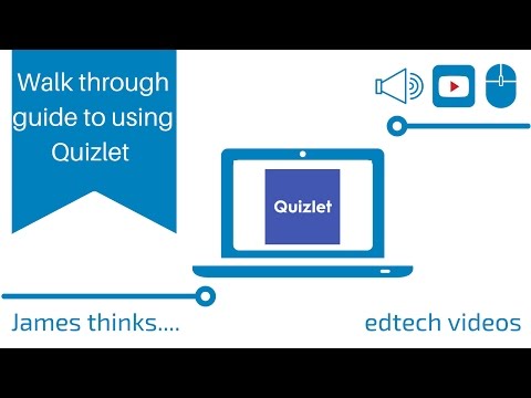 Guide to using Quizlet to create flash cards