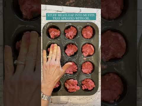 Mini Meatloaf with Roasted Potato Hashbrowns