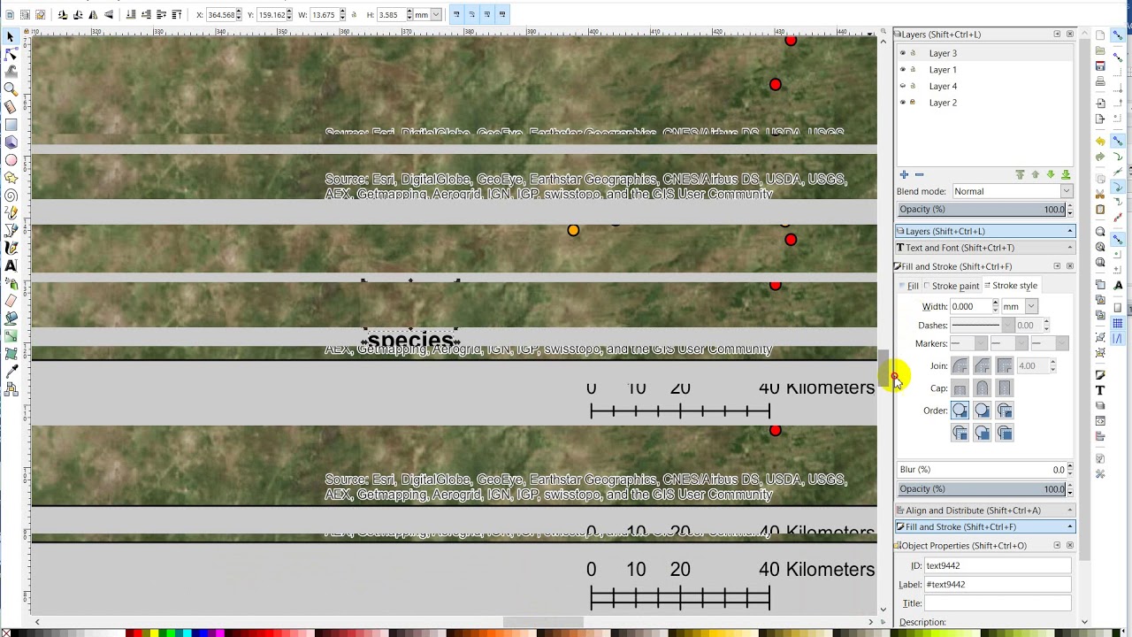 Deconstructing Map PDFs in Inkscape