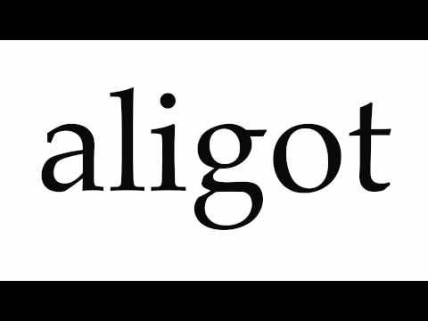 How to Pronounce aligot
