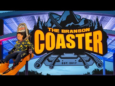 Branson Mountain Coaster POV Branson , Missouri