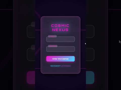 Wait For End |Neon Circle Design Login Form Using HTML CSS |#coding #frontend #trending #shorts #css