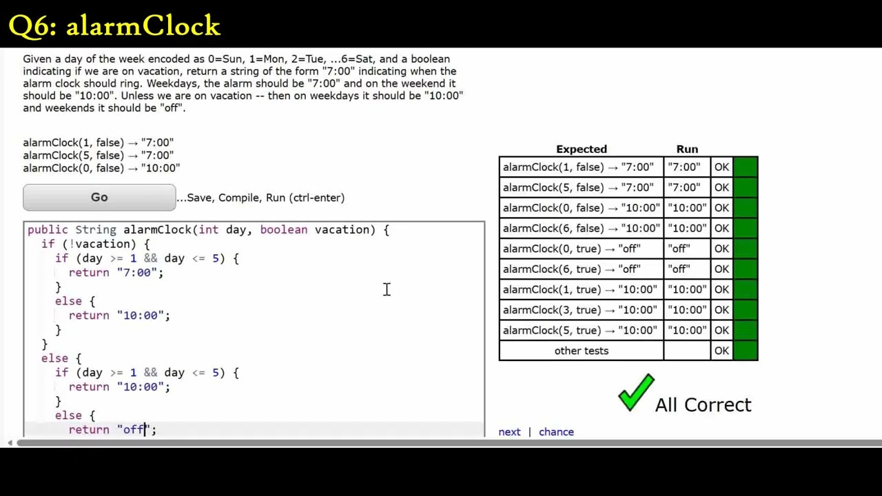 CodingBat Logic 1 Java Solutions (Part 1)