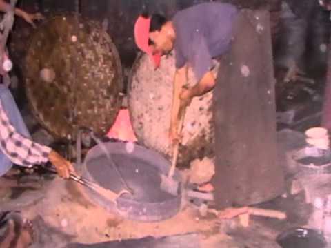 MAKING OF BURMESE GONG FROM MYANMAR