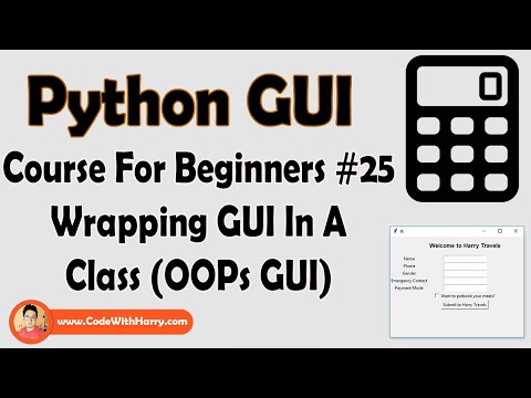 Learn Using Classes And Objects To Create GUIs | Python Tkinter GUI Tutorial In Hindi 25 - Mind ...
