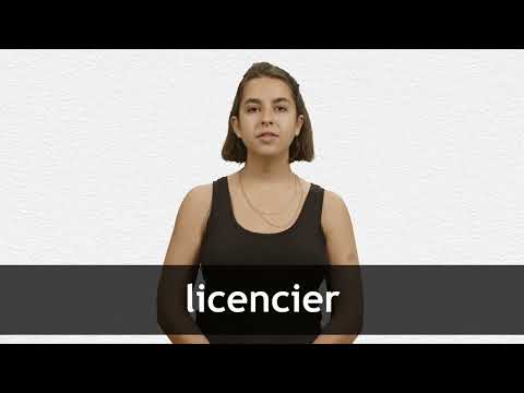 English Translation of “LICENCIER” | Collins French-English Dictionary