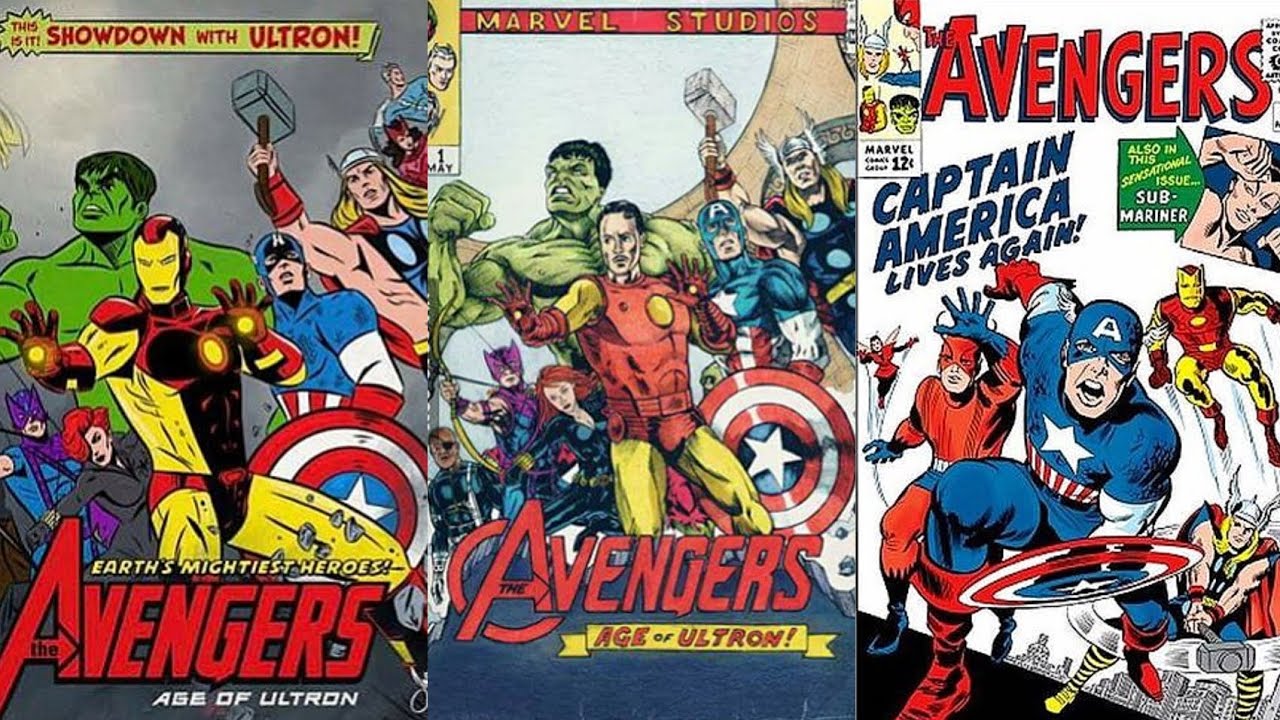 Avengers 2026 сomic-style parody posters