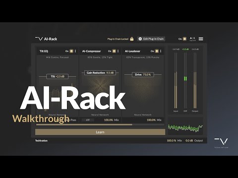 Techivation Releases AI-Rack: Modular Intelligent Channel Strip - Gearspace