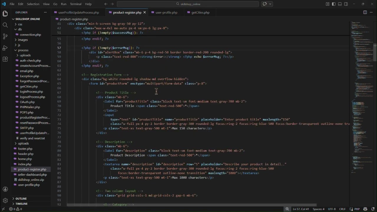 (Web Project Development)Task 12 #HTML #CSS #Tailwind #JavaScript #PHP #SQL #XML #jQuery #JSON #AJAX