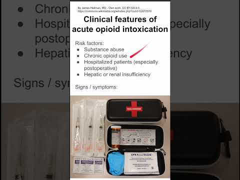 Clinical features of acute opioid intoxication