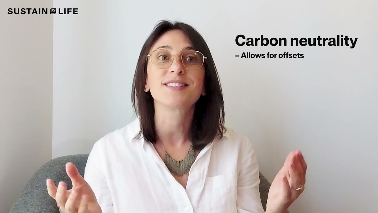 What's the difference between net-zero and carbon neutral?