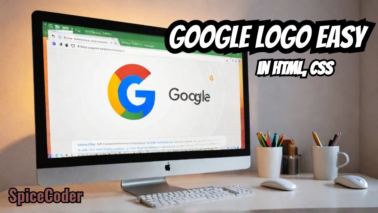 Create Google Logo with HTML CSS from Scratch💥(Easy Tutorial)