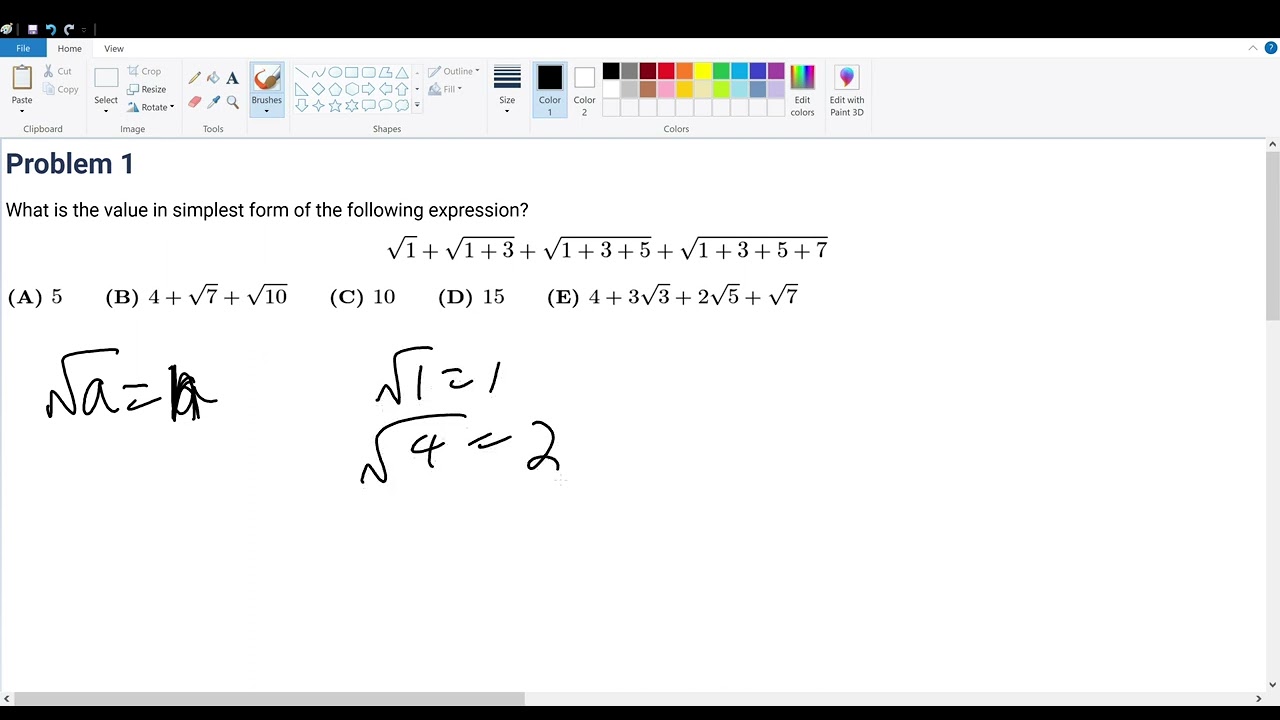 2020 AMC 12B Problem 1