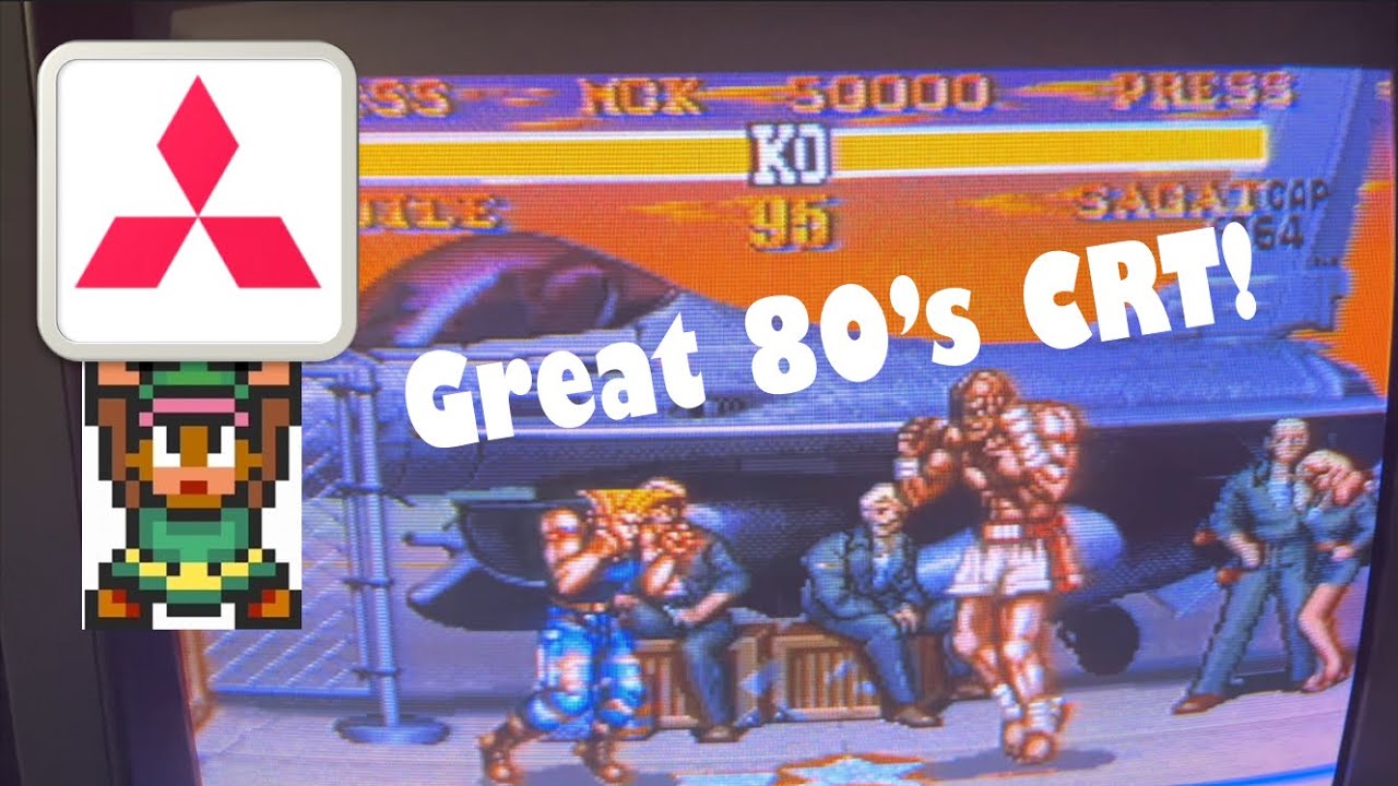 Rare Gem Mitsubishi CS-2657R CRT | Retro Gaming Diamond Vision Monitor