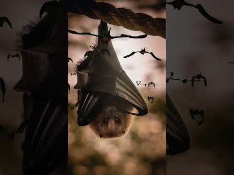 चमकादड़ उल्टा क्यूँ सोते है || Why do bats sleep upside down