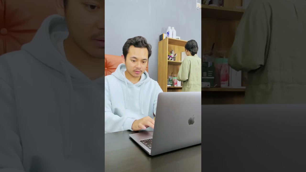 Telat kabur bisa benjol😂😂            #pasutri #shorts #reaction