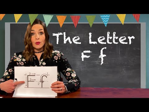 Letter F Lesson for Kids | Letter F Formation, Phonic Sound, Words that start with F.