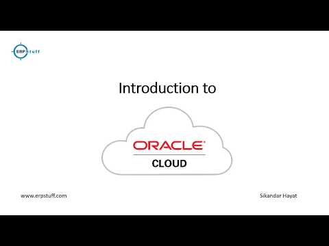 Oracle Cloud Introduction to IaaS, PaaS, SaaS and Oracle Fusion.