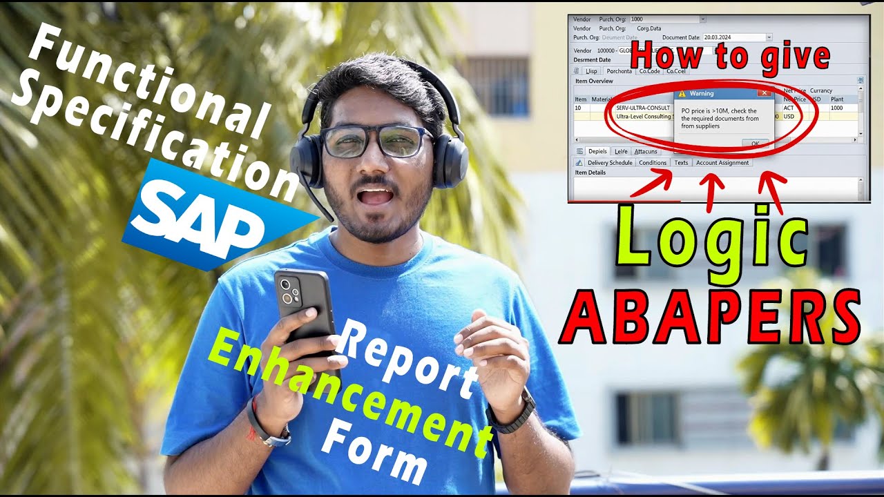 How to Write Functional Specification (FS) in SAP | Giving Logic to ABAPers with Real Example WRICEF