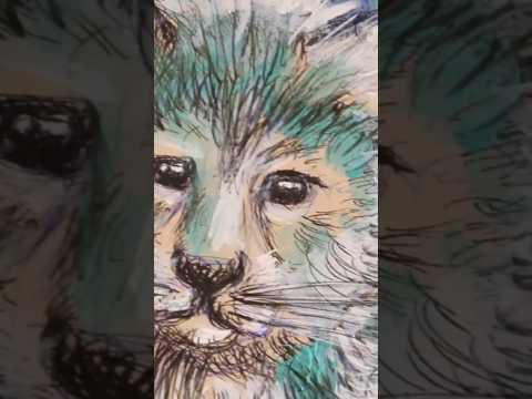 NEW: Art by yours truly - save the cheetahs, only 7.000 remain - drawing