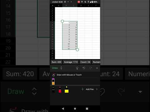 How to Make a Graph in the Microsoft Excel Mobile App With Ease! Work in Excel on the Go. #howto
