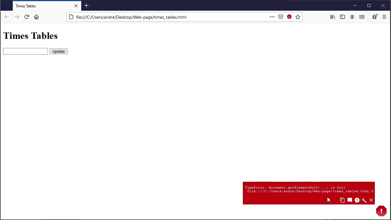 Using for() Loops and Collections in JavaScript