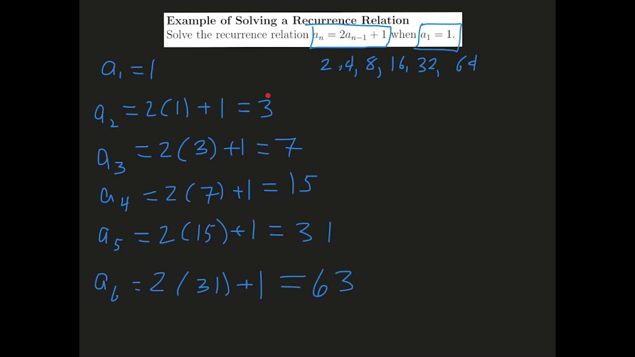 MATH 2300 - Recursion Examples 3