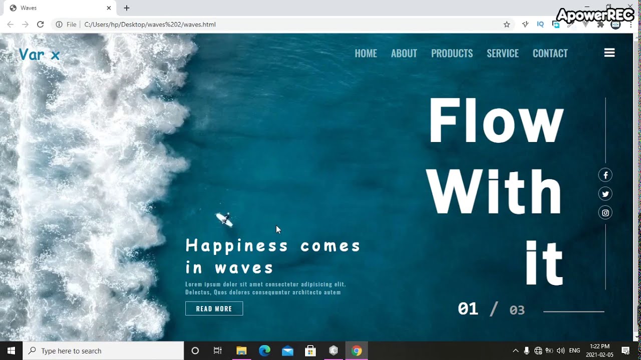 How To Make Wave Header Only Html, Css