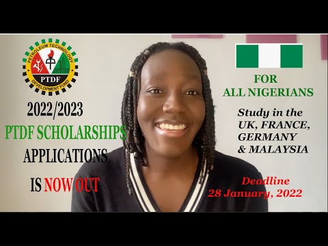 2022/2023 PTDF SCHOLARSHIP Application is out. Study in the UK, FRANCE, GERMANY, AND MALAYSIA