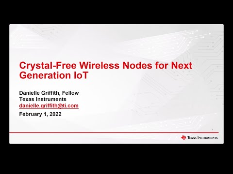 UWECE Research Colloquium: February 2, 2022 - Danielle Griffith, Texas Instruments