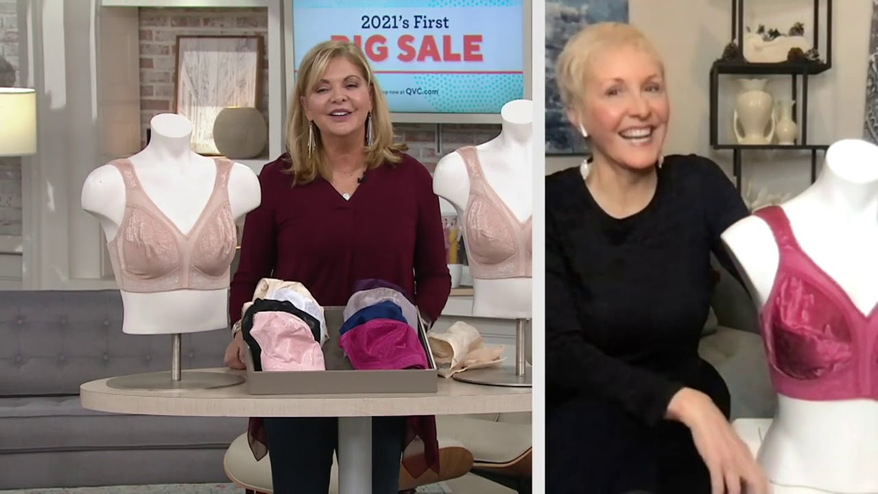 Playtex Set of (2) 18-Hour Comfort Strap Bras on QVC