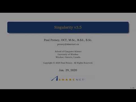 Singularity 3.5