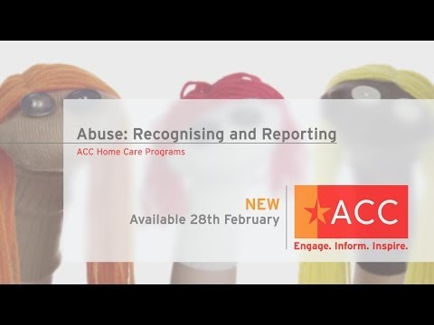 Abuse: Recognising and Reporting